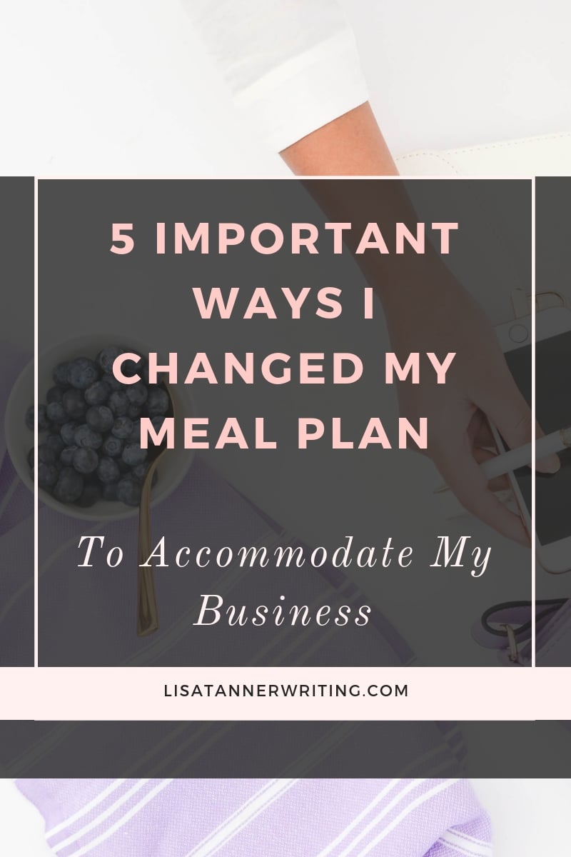 How to Create a Super Simple Meal Plan - Lisa Tanner Writing